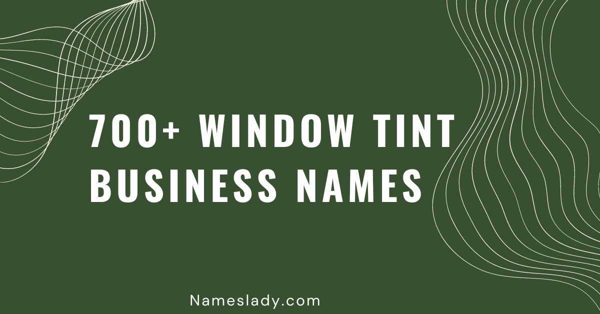 700 Window Tint Business Names For A Brilliant First Impression 700-window-tint-business-names-for-a-brilliant-first-impression